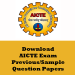 AICTE 2023, 2022, 2021 Question Papers with Answers PDF Download