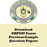 GBPUAT 2023, 2022, 2021 Question Papers with Answers PDF Free Download ...