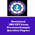 IMU CET 2023, 2022, 2021 Question Papers with Answers PDF Free Download ...