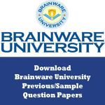 Brainware University Old Question Papers Solved PDF Free Download | University News India